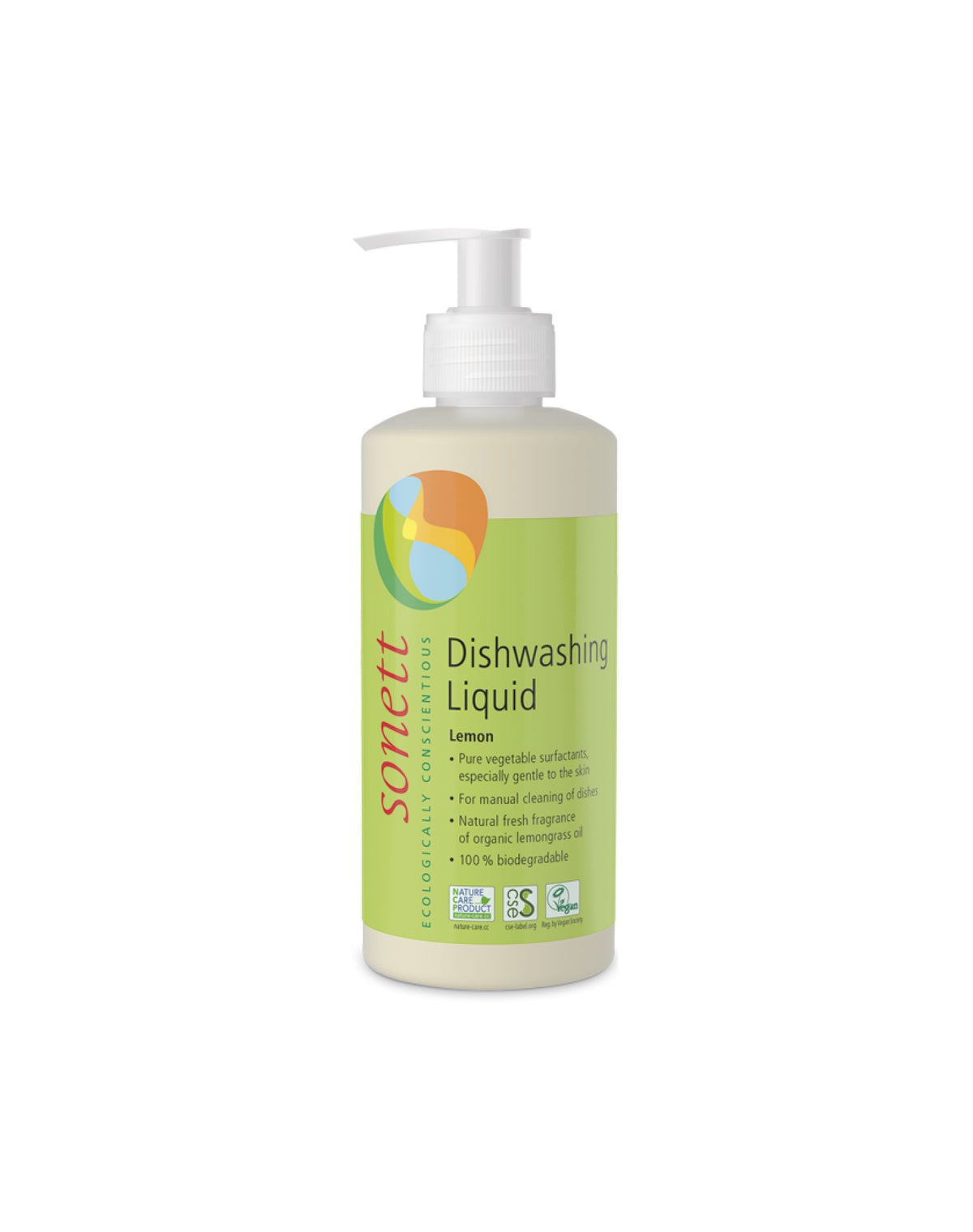 Sonett Organic Dishwashing Liquid Lemon (10 fl.oz/ 300 ml) — Nature ...